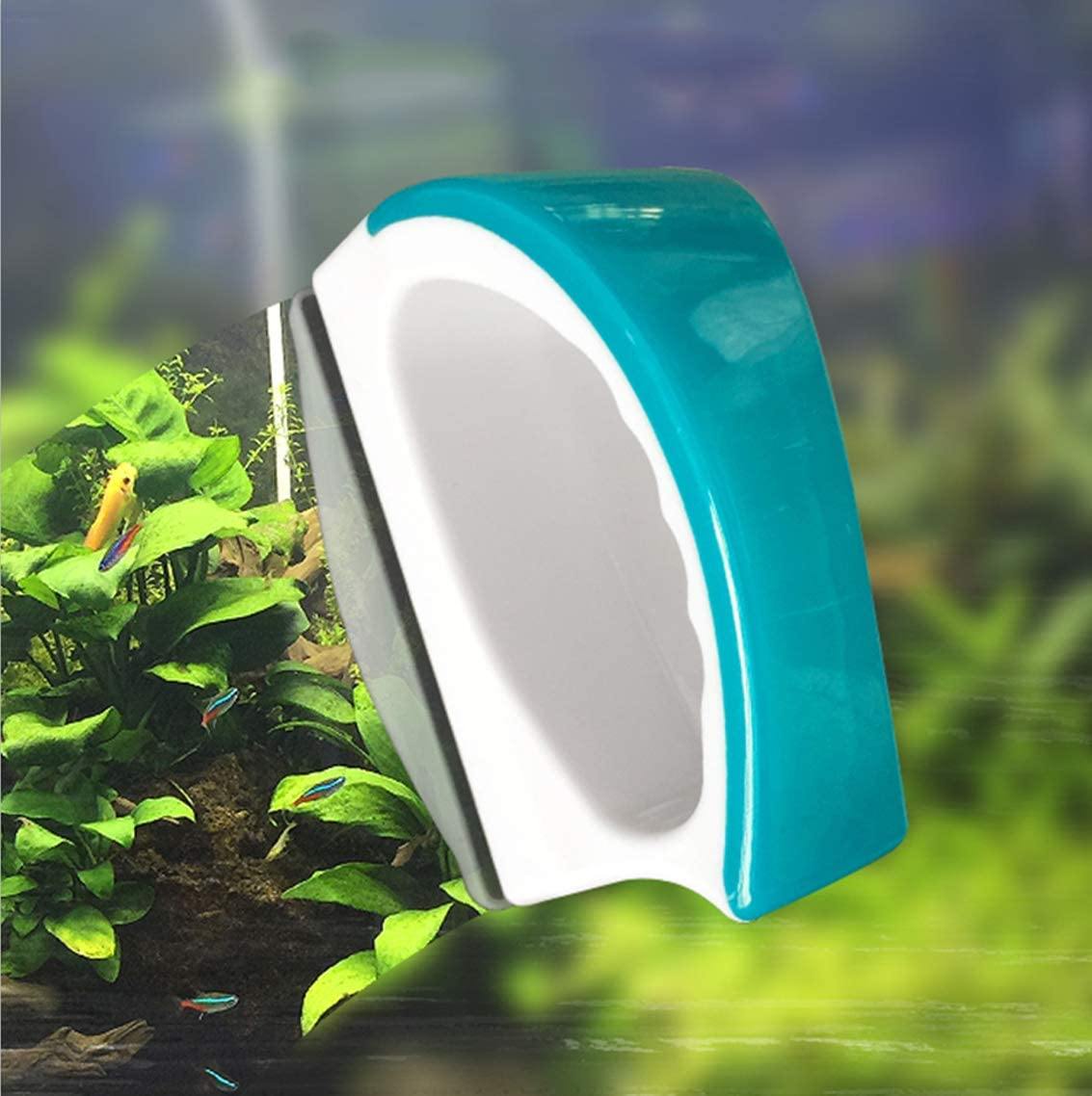 Aquarium Glass Cleaner Mini Magnetic Aquarium Cleaner - Fish Tank Glass ...