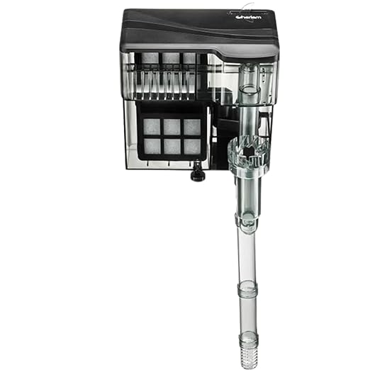 Cherlam Hang On Back Filter for Planted Aquarium Fish Tank with Surfac ...