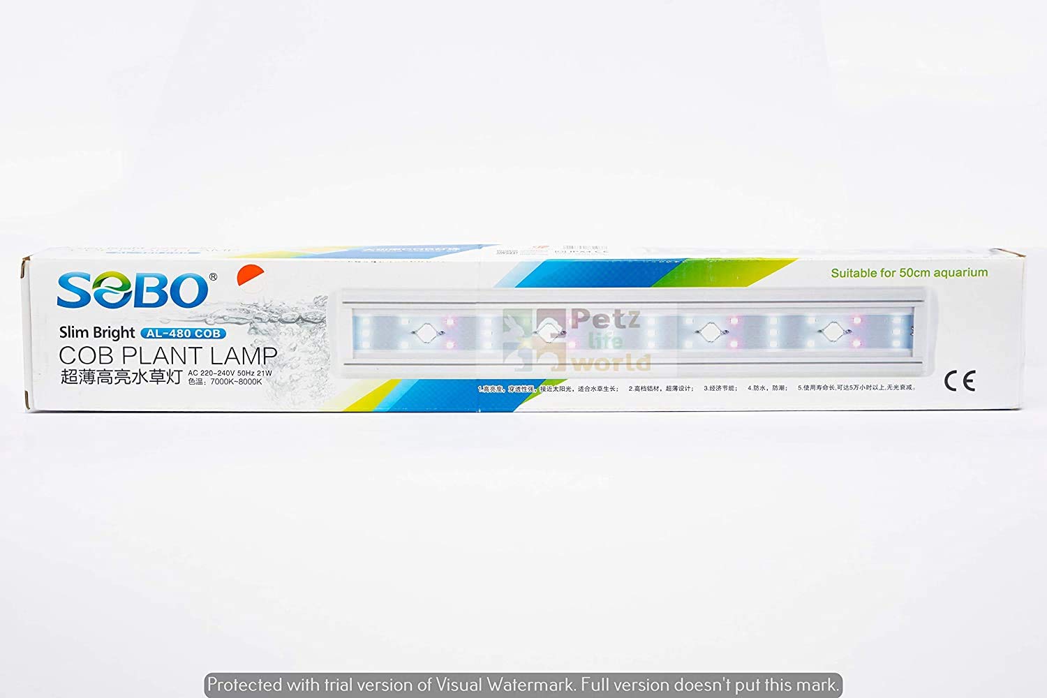 Sobo AL - COB Series White With Pink High Brightness Aquarium LED Ligh ...