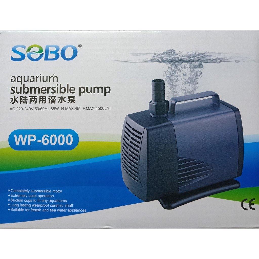 Sobo Submersible Aquarium Water Pump WP Series For Aquarium and Pond ...