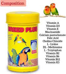 Breed Plus Birds Health Supplement, 50g Advanced Formula for Breeding ...